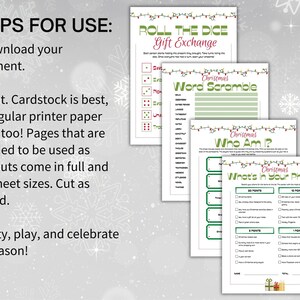 Printable Christmas Game Bundle Ultimate Holiday Activity Pack ...