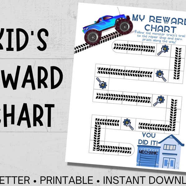 Monster Truck Calendar - Etsy