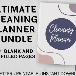 Modern Boho Ultimate Cleaning Planner Bundle, Goodnotes Compatible ...