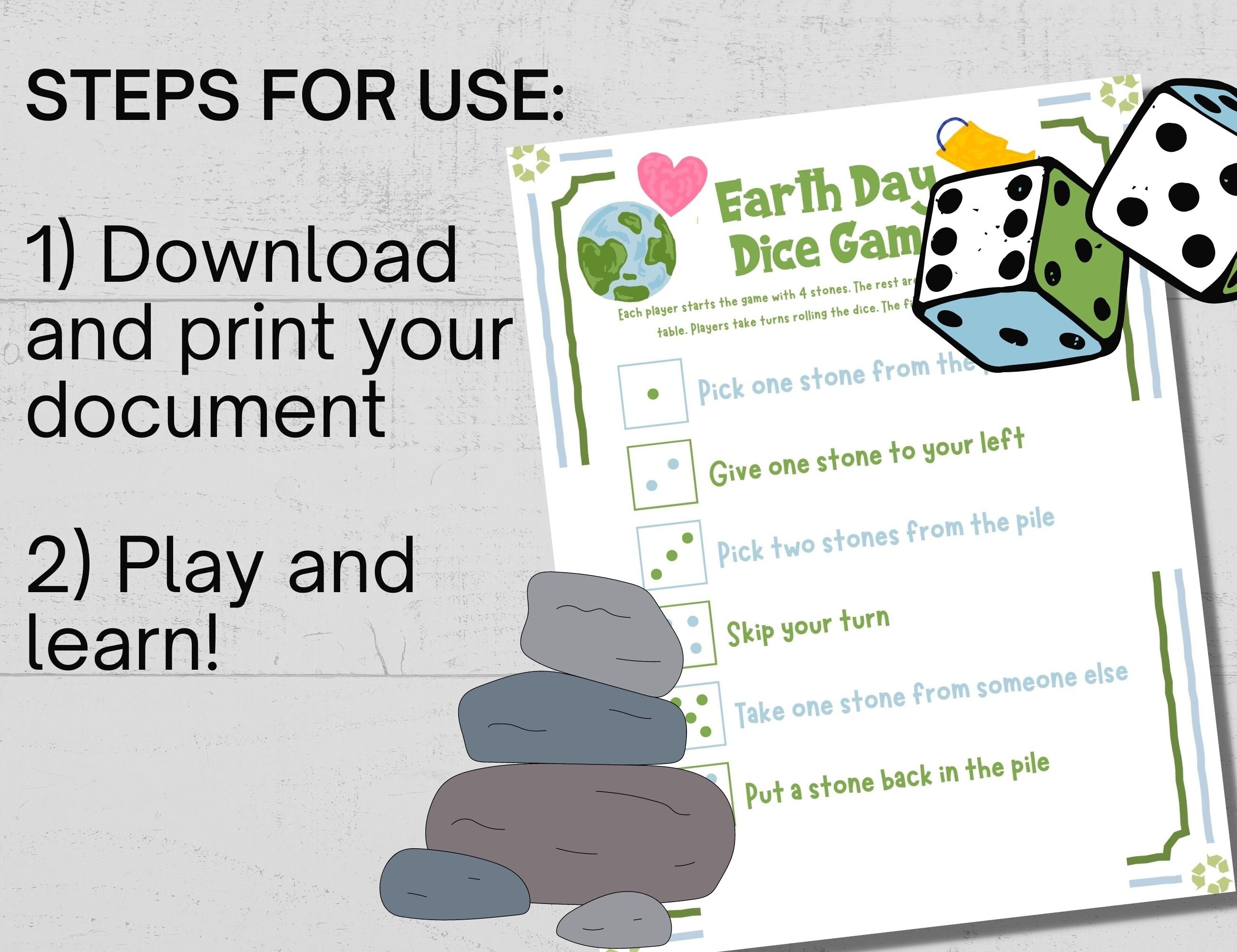 Printable Earth Day Games and Activities Bundle for Kids, Educational ...