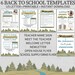 Happy Camper Back to School Templates, Meet the Teacher Flyer, Welcome ...
