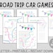 Printable Family Road Trip Activities Games and Journal Bundle, Summer ...