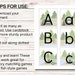 Printable ABC Alphabet Matching Learning Game Flashcards, Camping ...