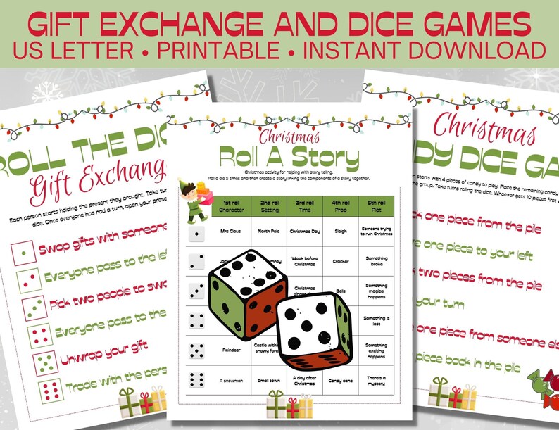 Printable Christmas Game Bundle Ultimate Holiday Activity - Etsy