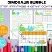 Printable Dinosaur Themed Family Management, Kid Planners, Charts, and ...