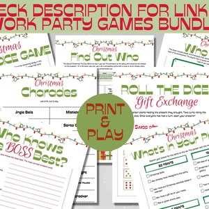 Printable Christmas Game Bundle Ultimate Holiday Activity - Etsy