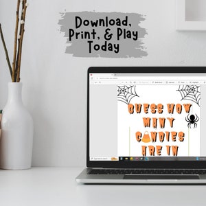 Halloween Guess How Many Candy Corns Game, Printable Count the Candies ...