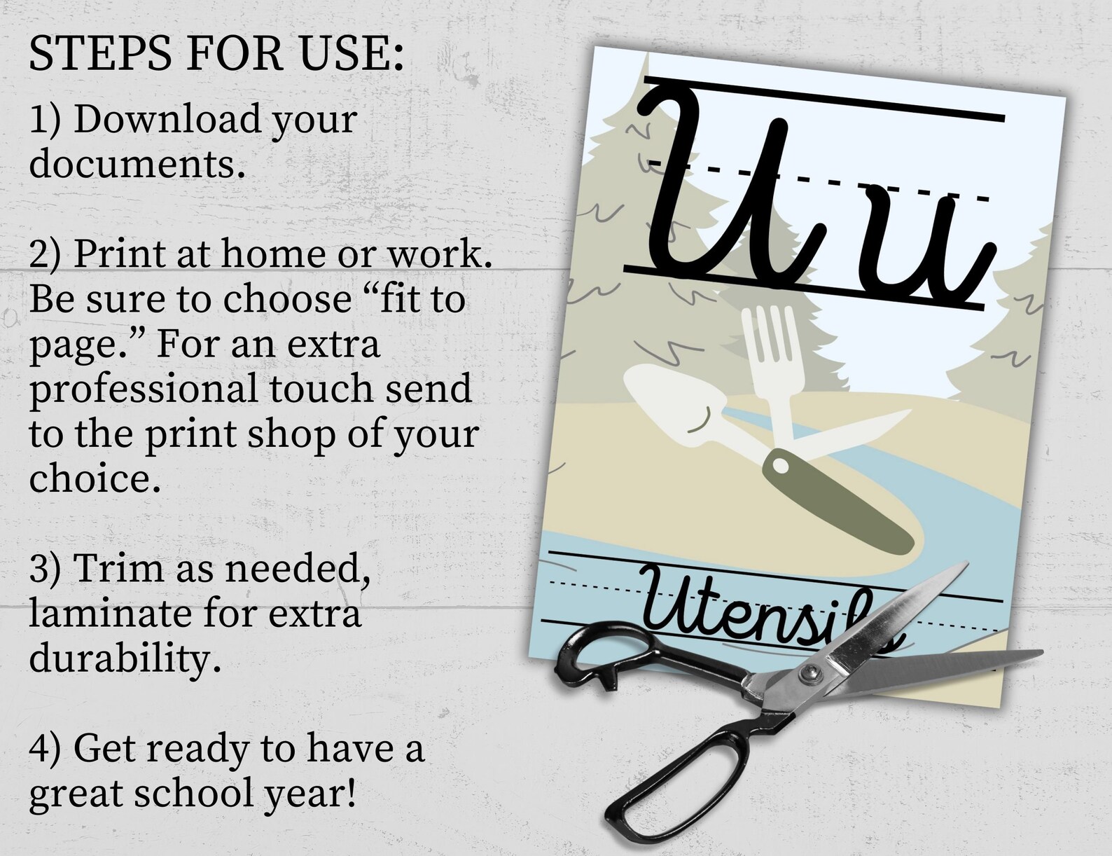 Alphabet Posters, Happy Camper Back to School Classroom Signs, Great ...