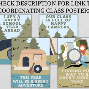 Alphabet Posters, Happy Camper Back to School Classroom Signs, Great ...