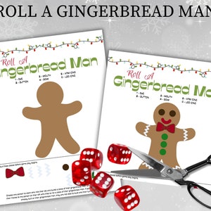 Christmas Dice Game Bundle, Roll A Snowman, Roll A Nativity, Roll A ...