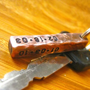 Copper Keyring - Etsy UK