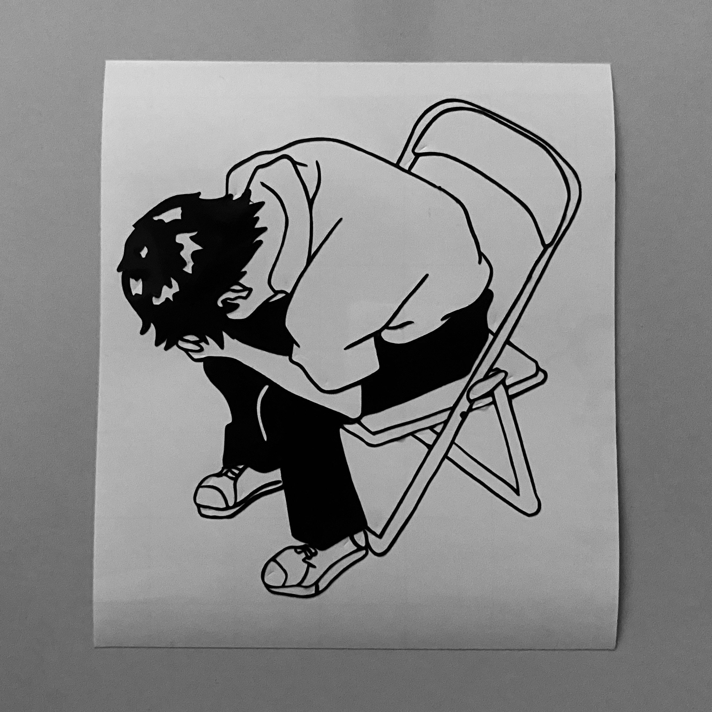 Pegatina de la silla Shinji - Etsy México