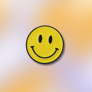 Yellow Smiley Face Enamel Pin Special Gift Backpack - Etsy