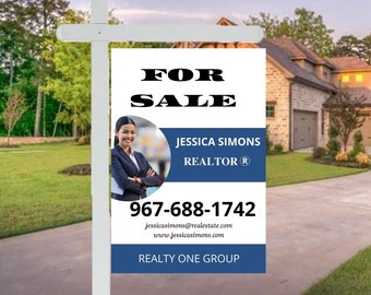Modern Real Estate Sign - Etsy