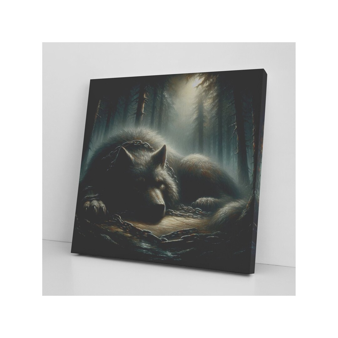 Fenrir's Captivity Fenrir Wall Art - Etsy