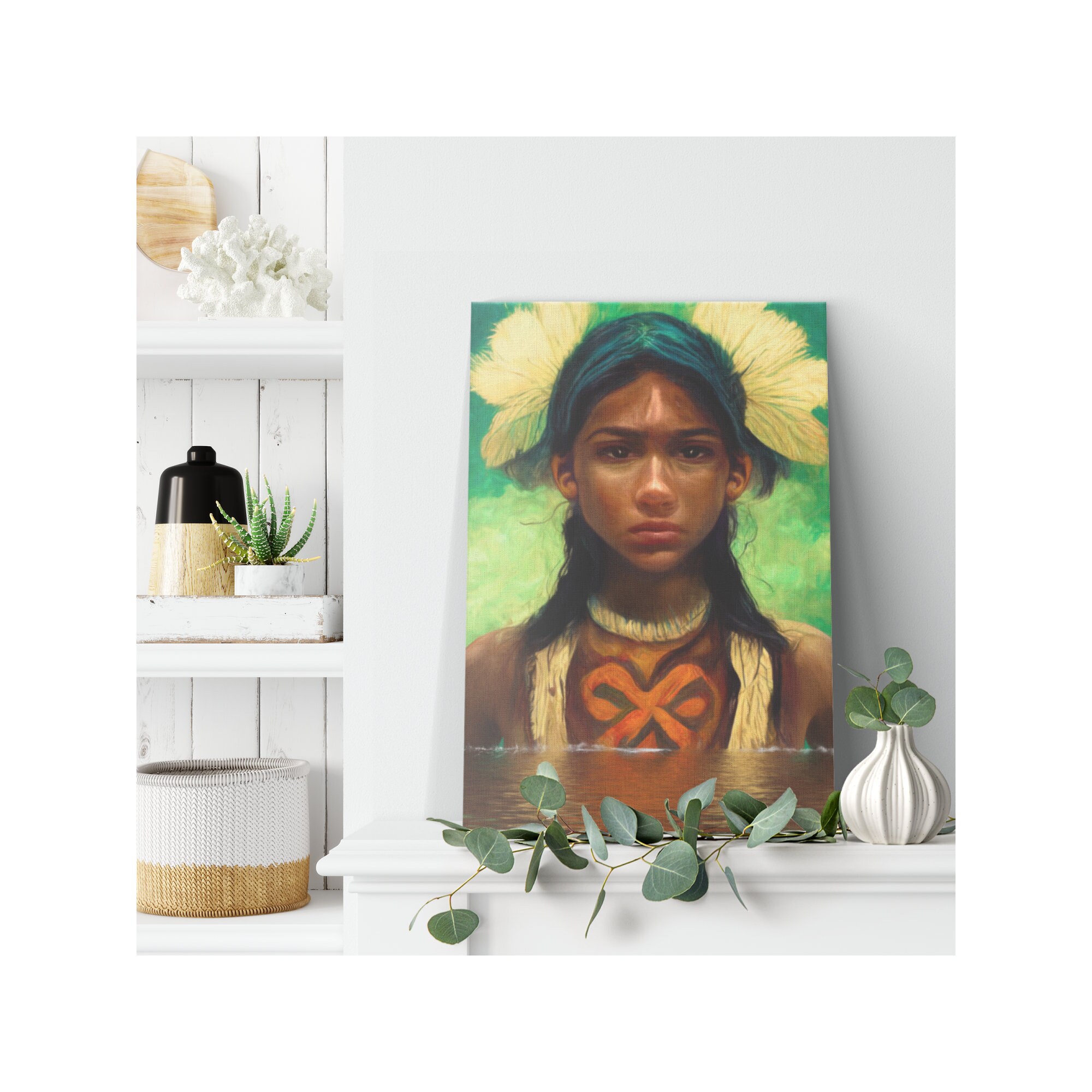 Anacaona Taina Taino Indian Gift Taino Painting - Etsy