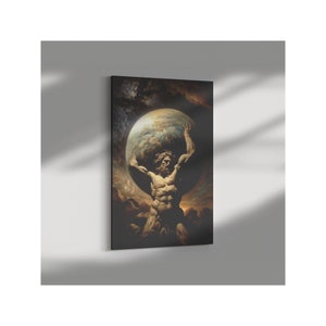 Atlas's Burden - Greek Mythology Titan Atlas - Etsy