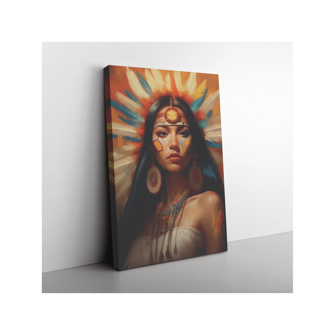 Atabey Portrait, Taíno Mural Art, Taino Art - Etsy