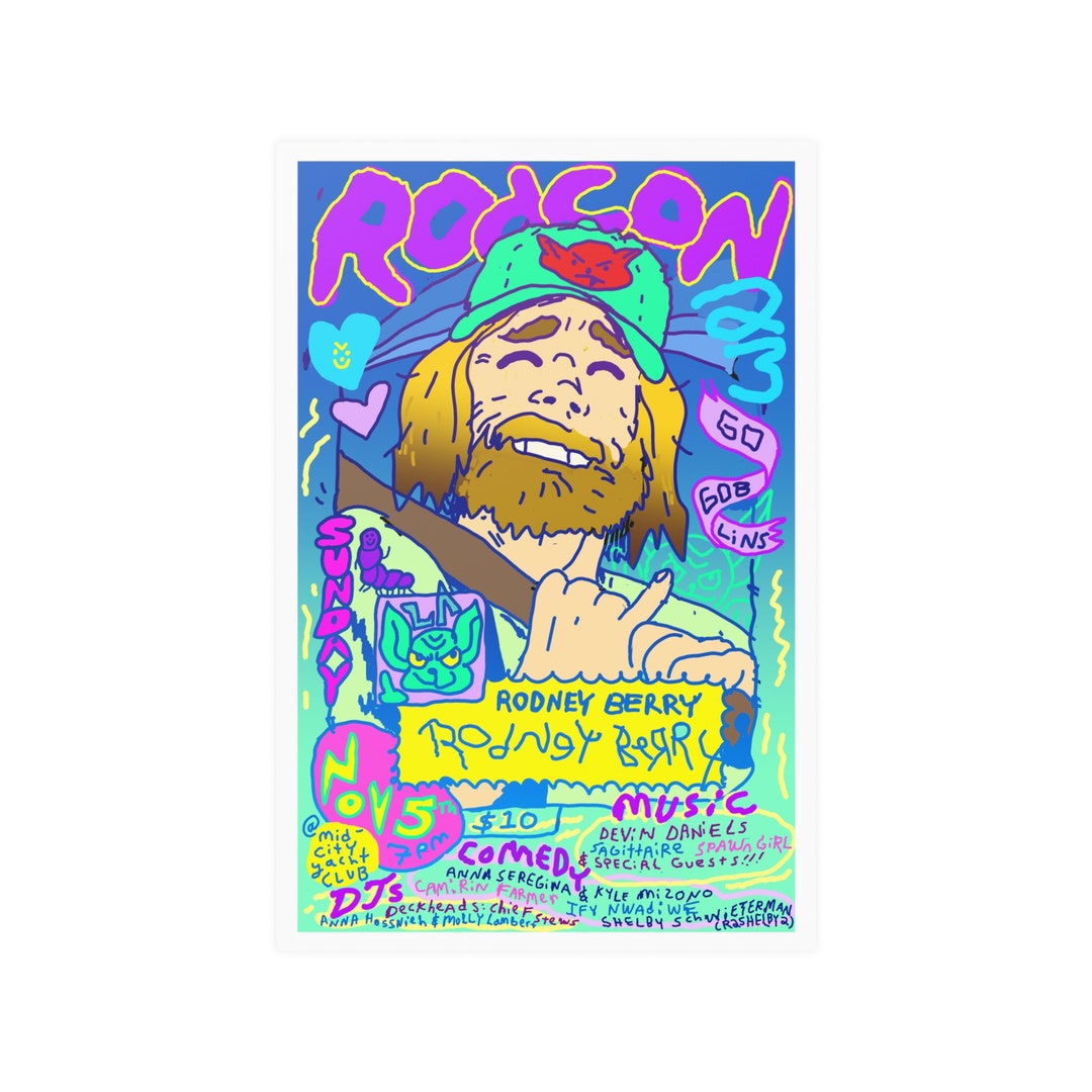Rodcon 2022 Official Poster by Mickey spiderbabby - Etsy