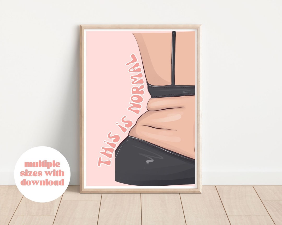 Body Positivity | Body Positive Print, Normalize Normal Bodies, Digital ...