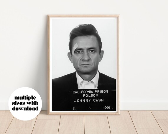 Johnny Cash Downloadable Print - Etsy