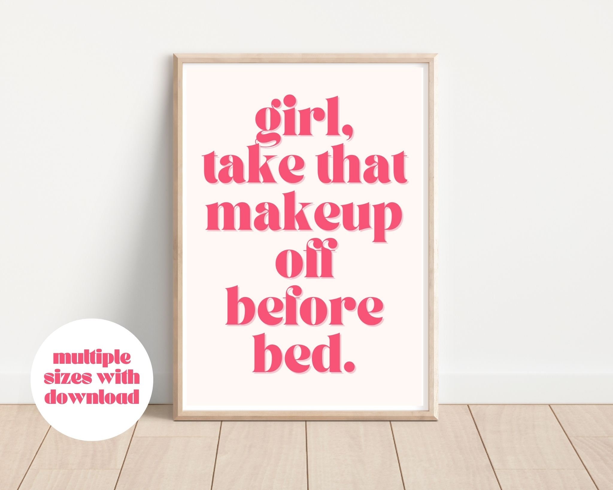 Pink Girl Bathroom Symbol