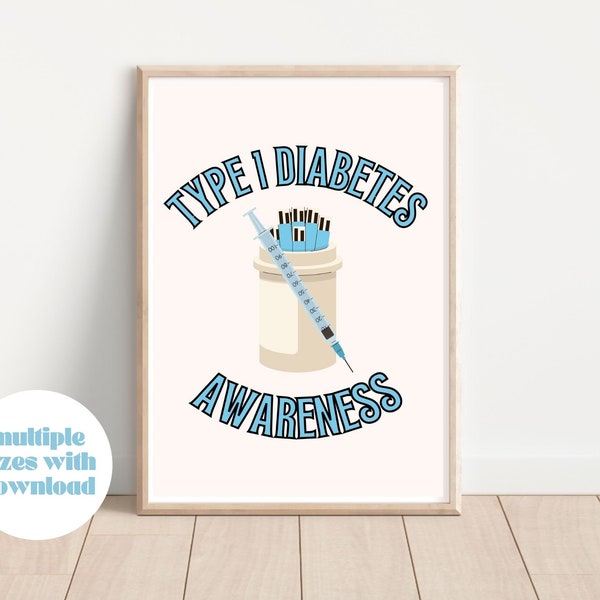 Diabetes Poster - Etsy