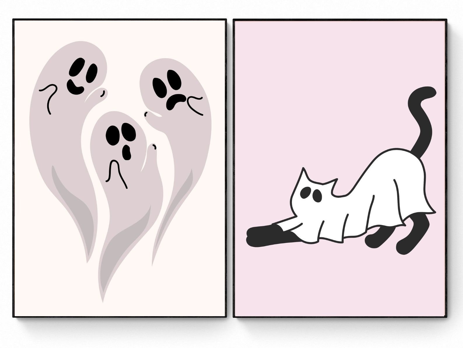 Set of 10 Halloween Prints, Spooky Prints, Digital Downloads, Halloween ...