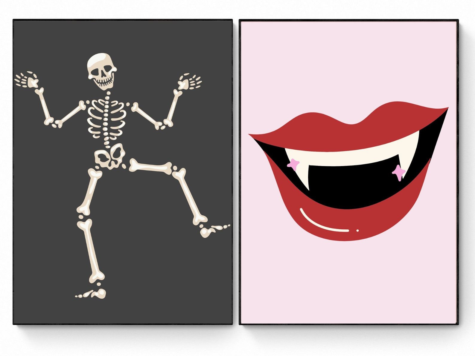 Set of 10 Halloween Prints, Spooky Prints, Digital Downloads, Halloween ...