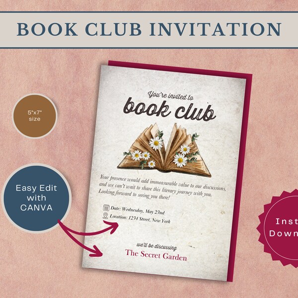 Book Club - Etsy