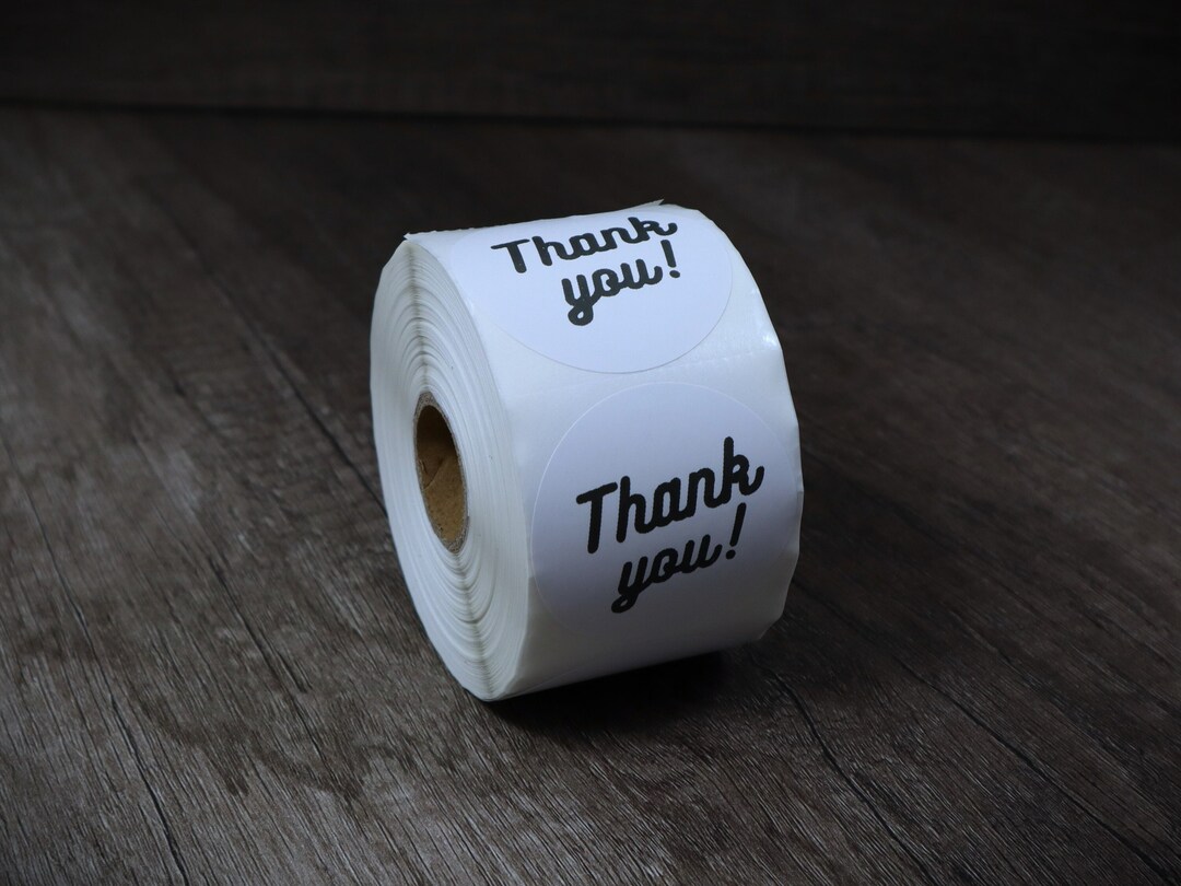 Circle Thank You Business Sticker-personalized Sticker-facebook Sticker ...