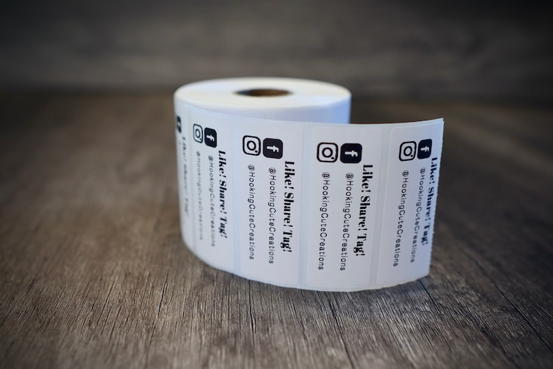 Like Share Tag Social Media Sticker-personalized Sticker-business ...