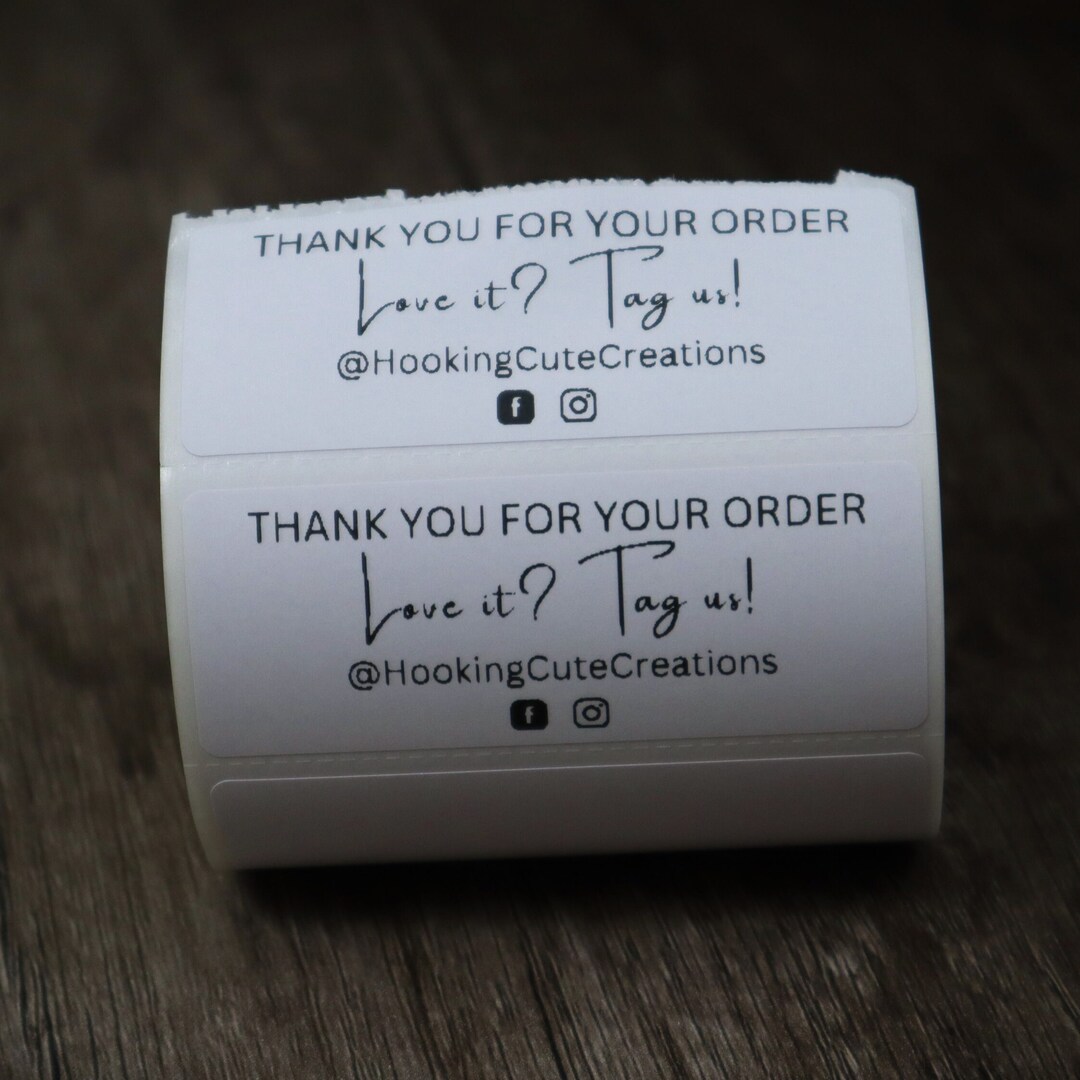 Love Your Order Tag Social Media Sticker-personalized Sticker-business ...
