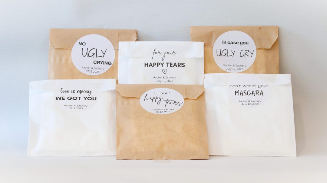 Personalized Wedding Tissue Packs-wedding Tissues-tissue Packs-wedding ...