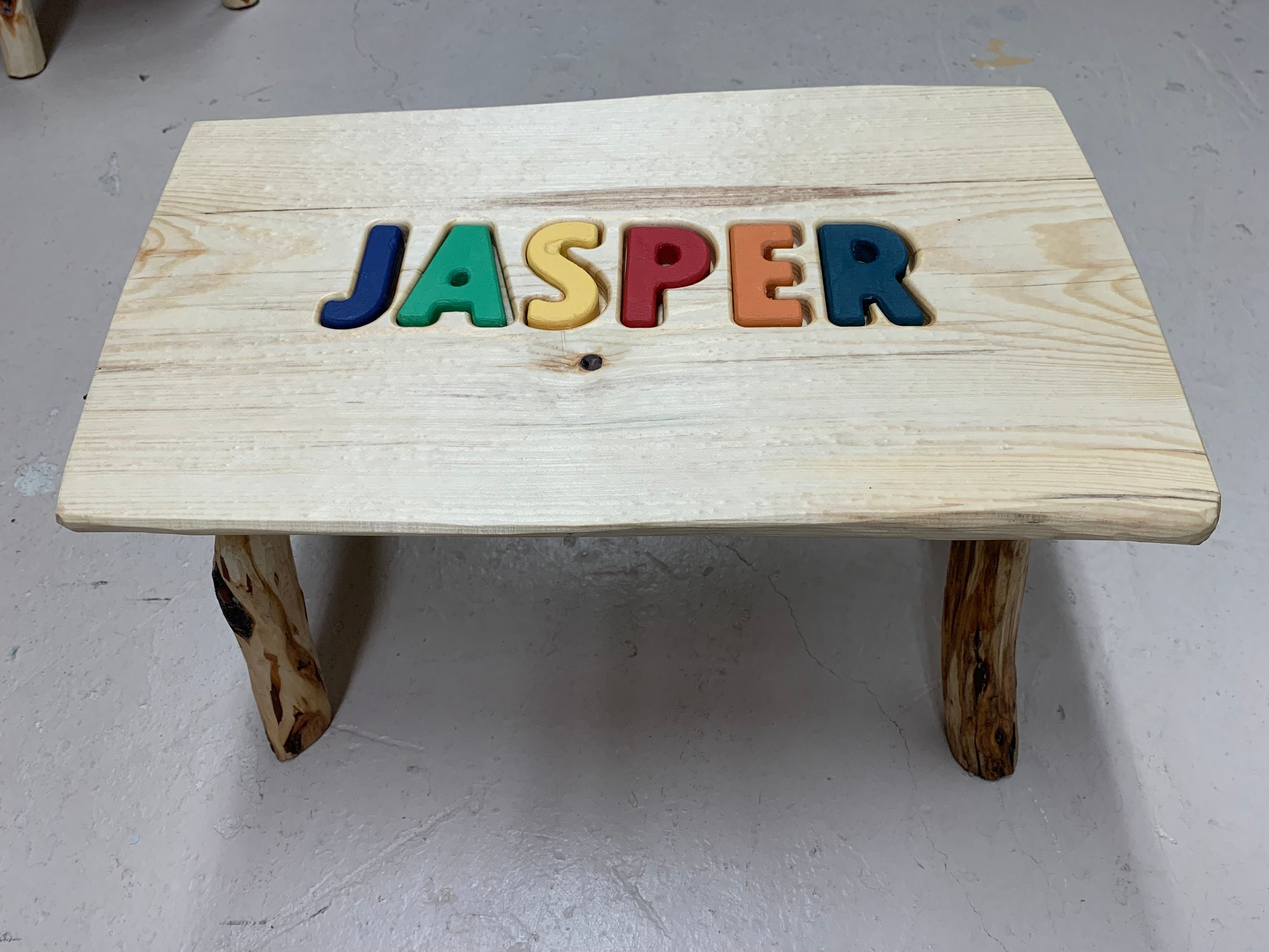 Handcrafted Individualized Baby Benches Made With Diamond Willow ...