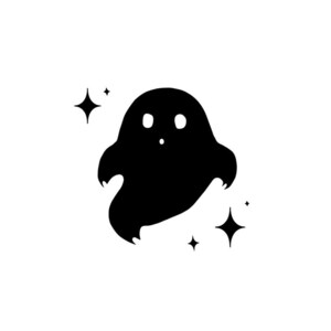 Ghost Decal Halloween Ghostie Cute Vinyl Decal - Etsy