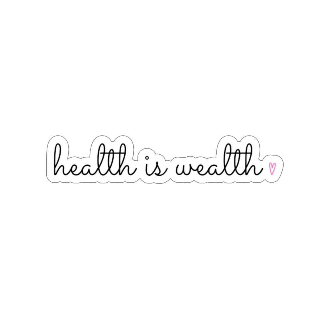 Health is Wealth Stickers - Etsy
