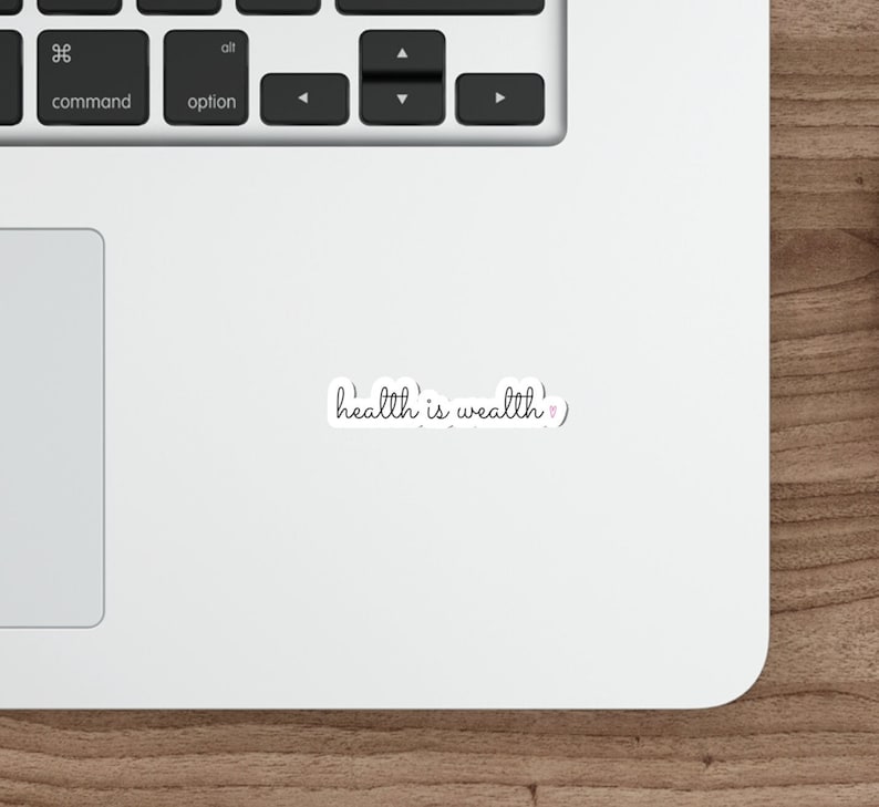 Health is Wealth Stickers - Etsy