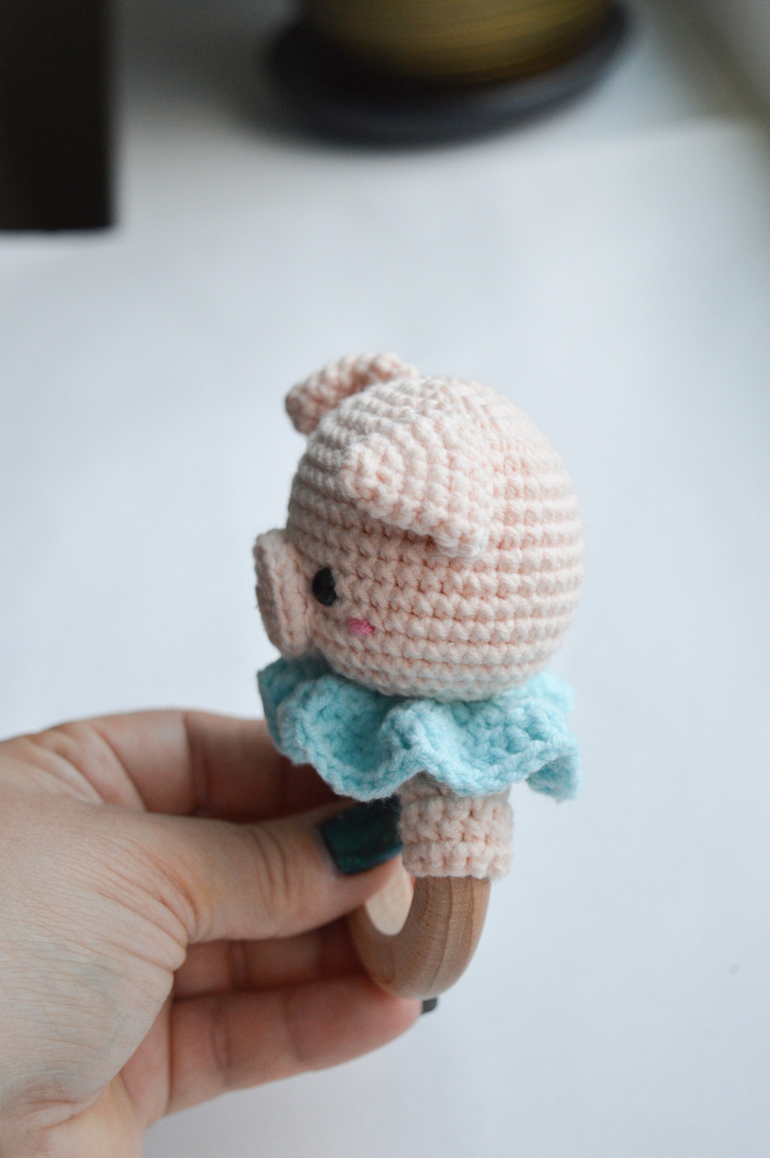 Crochet Pattern Rattle Pig Crochet Pig Baby Rattle Newborn - Etsy