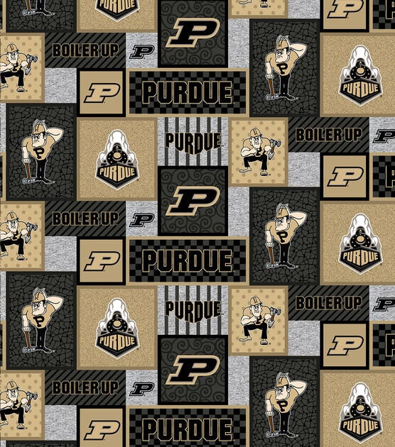 Purdue University Boilermakers Print Handmade Fleece Tie Blanket - Etsy