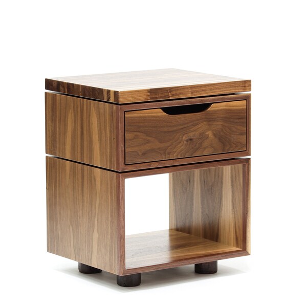 Walnut Nightstand - Etsy