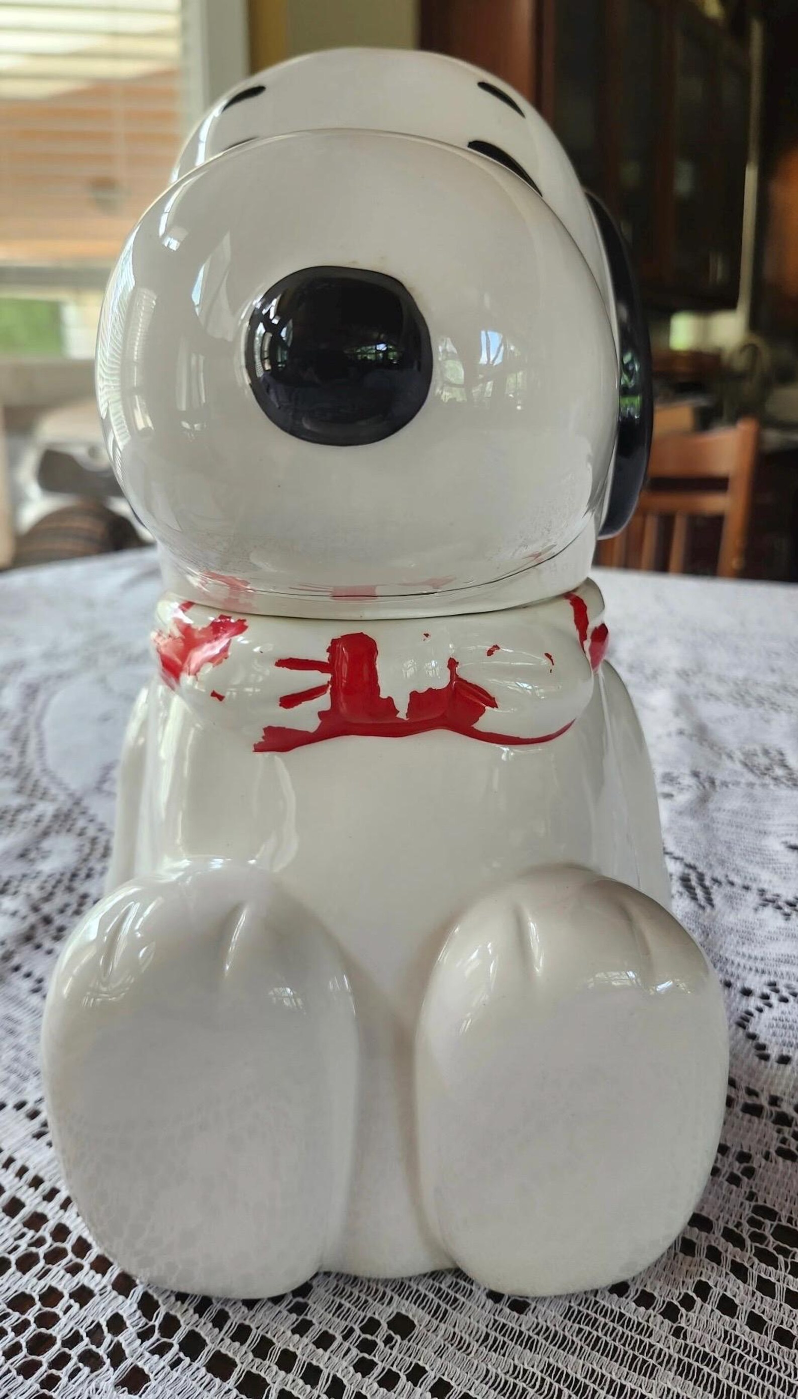 Benjamin & Medwin Snoopy Cookie Jar - Etsy