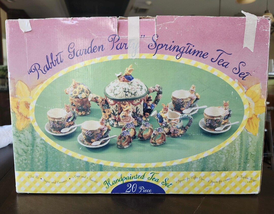 Springtime Tea Set for Kids - Etsy