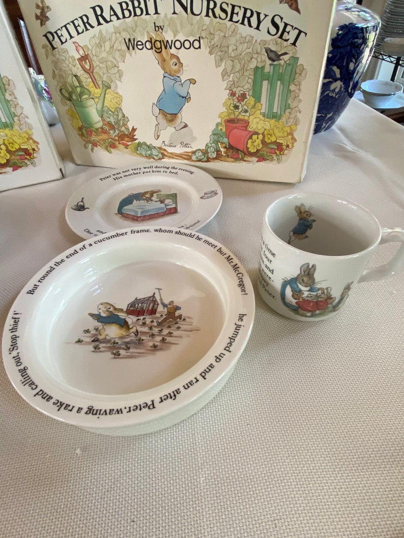 Vintage Peter Rabbit Dishes at Karen Baptiste blog