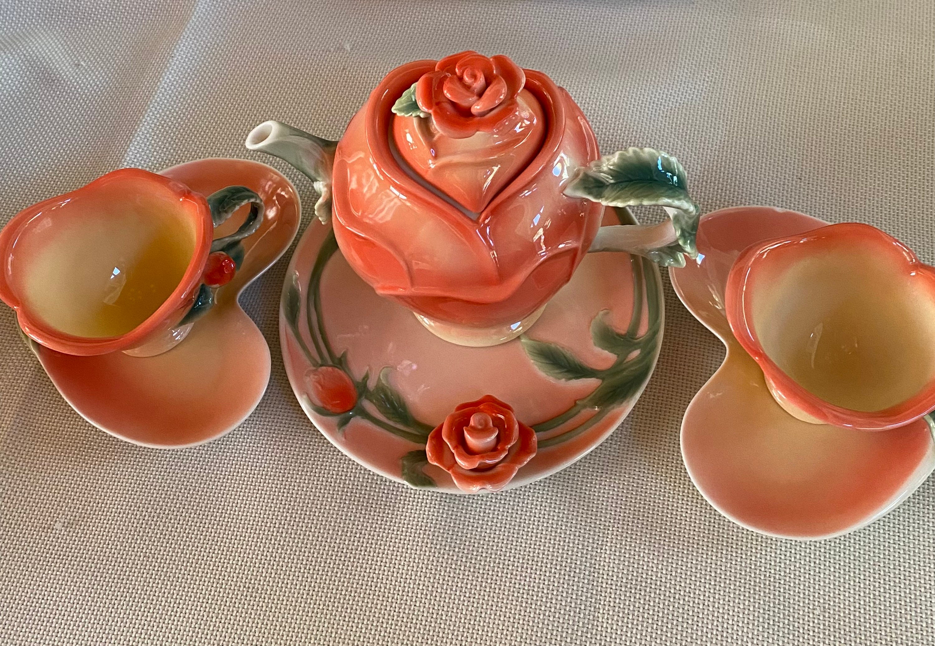 Cute Sorelle Fine Porcelain Mini Tea Set - Etsy