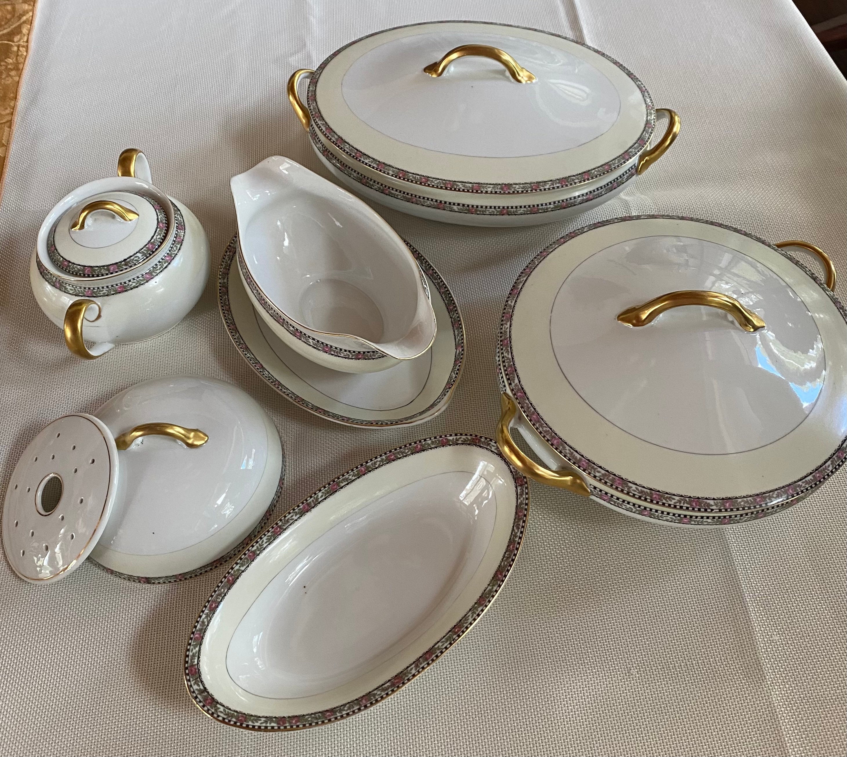 Antique Japanese China Serving Pieces - Etsy