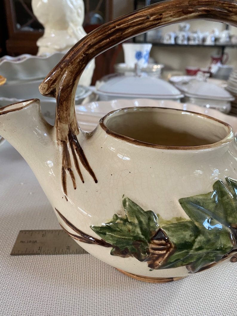 Vintage Mccoy’s Pottery Ivy Teapot - Etsy