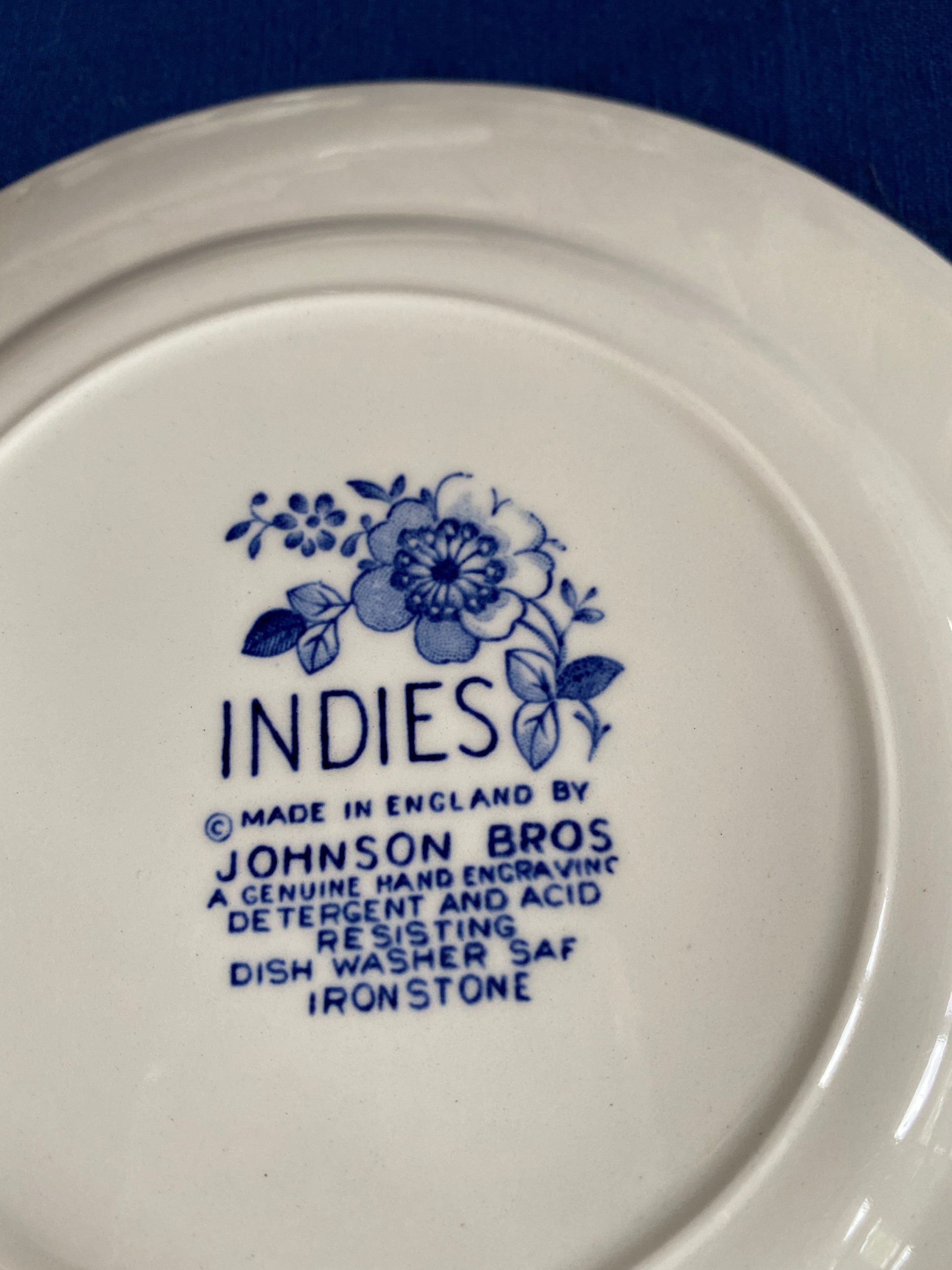 Johnson Bros. “indies” Ironstone Dishware - Etsy
