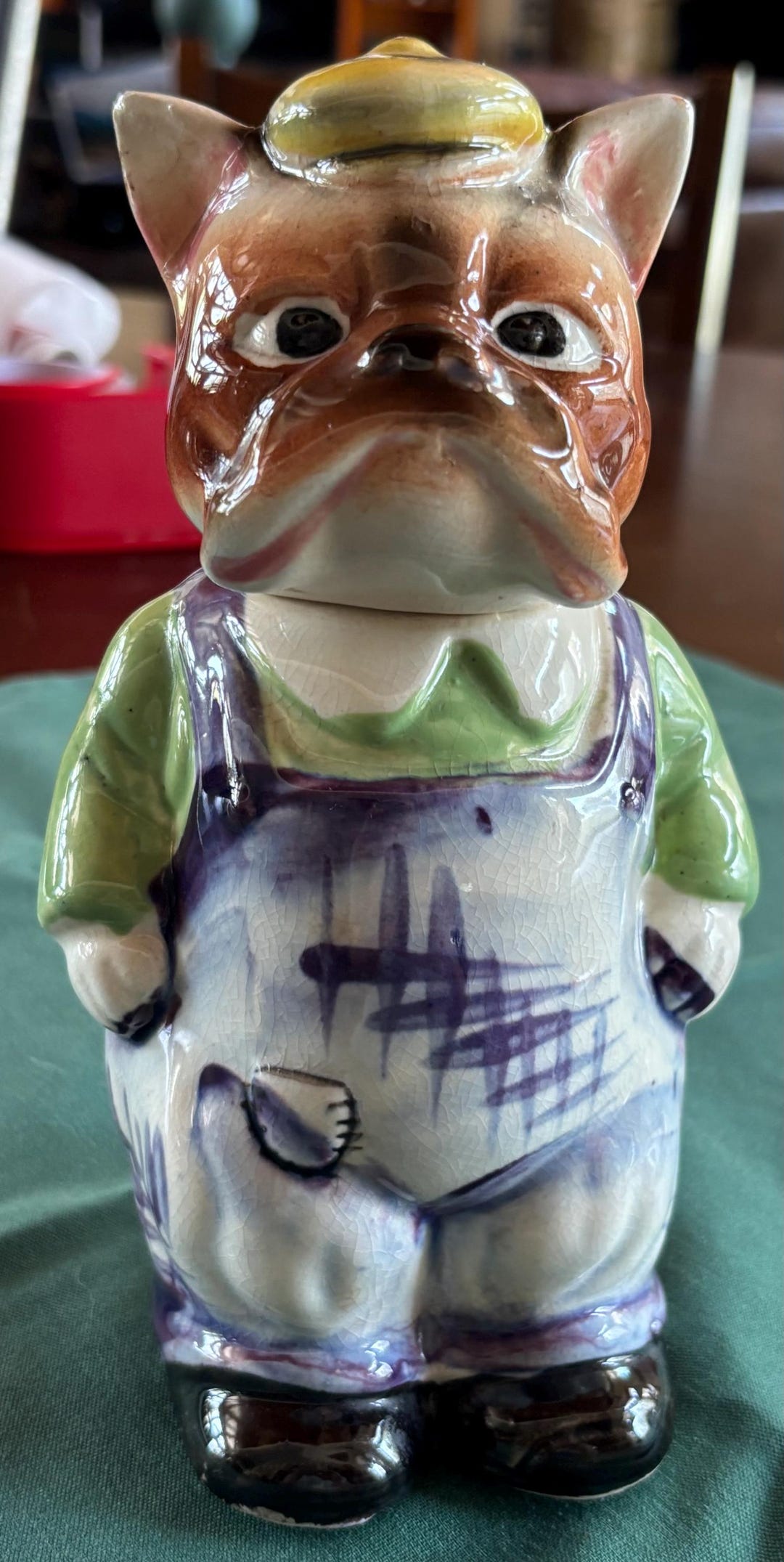 Vintage Bulldog Bank - Etsy