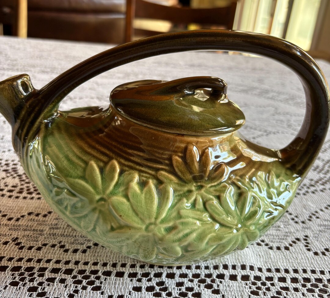 Vintage Mccoy’s Daisy Teapot - Etsy